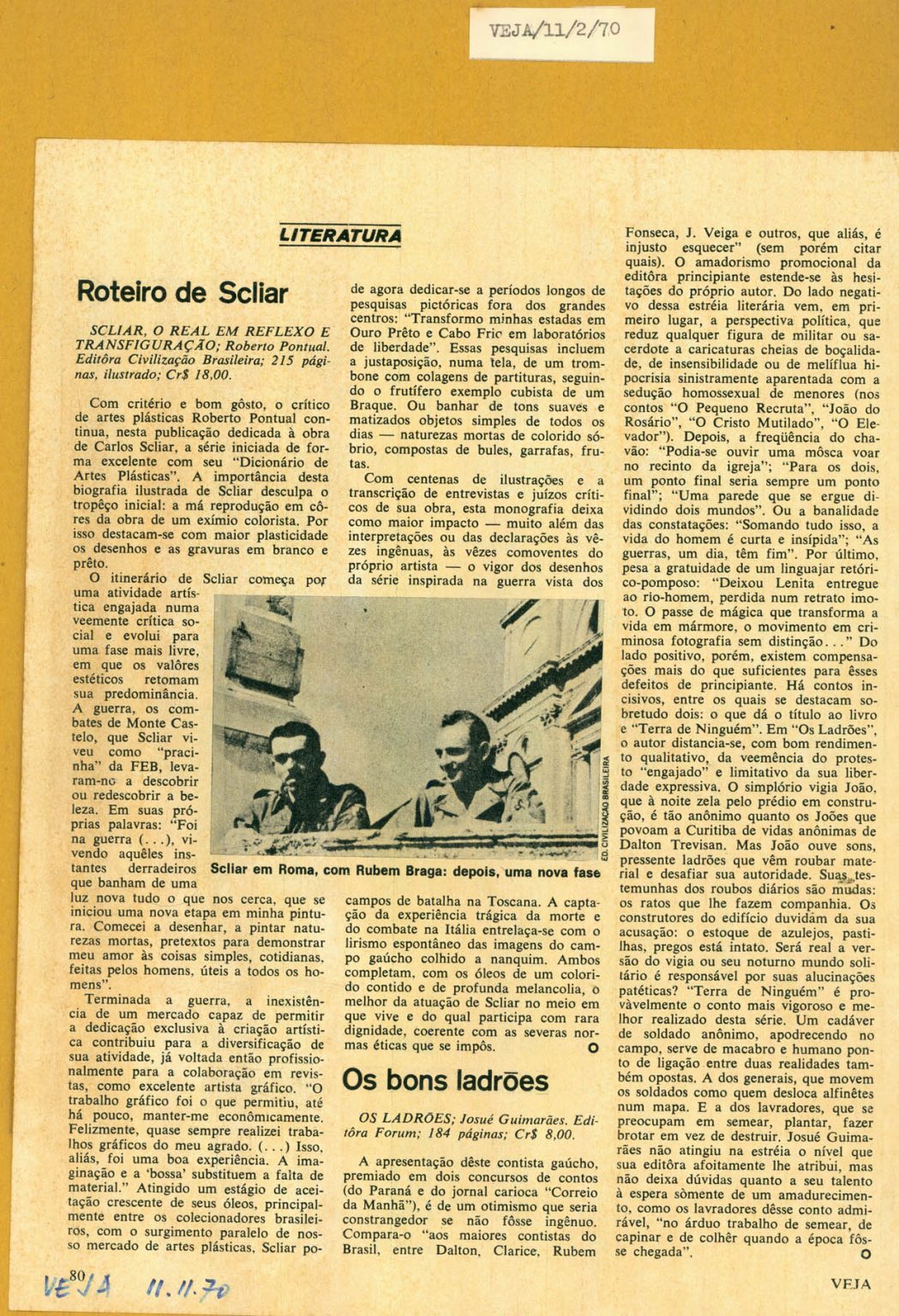 Roteiro de Scliar - Livro O Real em Reflexo e Transfiguração - Autor ...