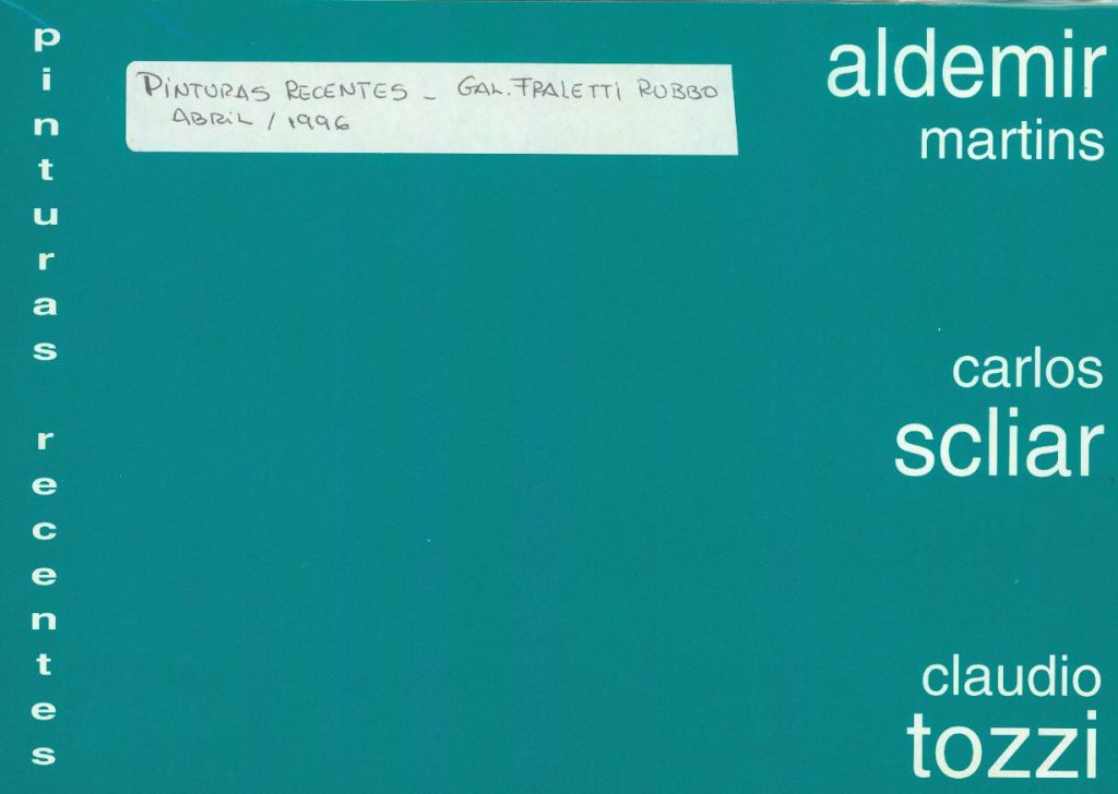 Exposição Coletiva - Pinturas Recentes - Fraletti Rubbo Galeria de Arte ...