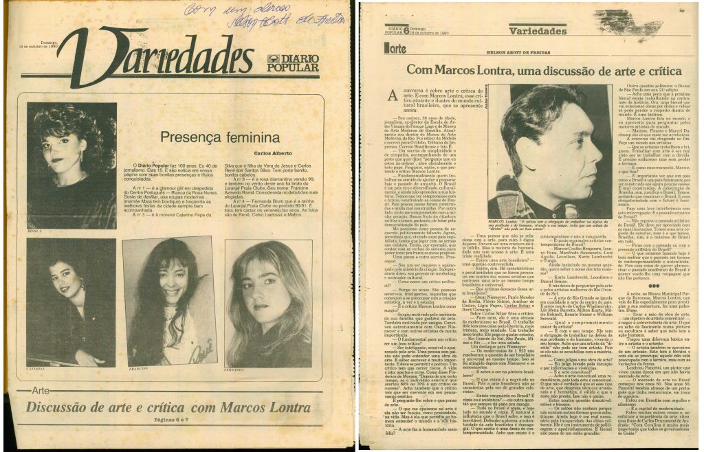 Marcos Lontra - Artistas que destaca na arte brasileira - Oscar ...